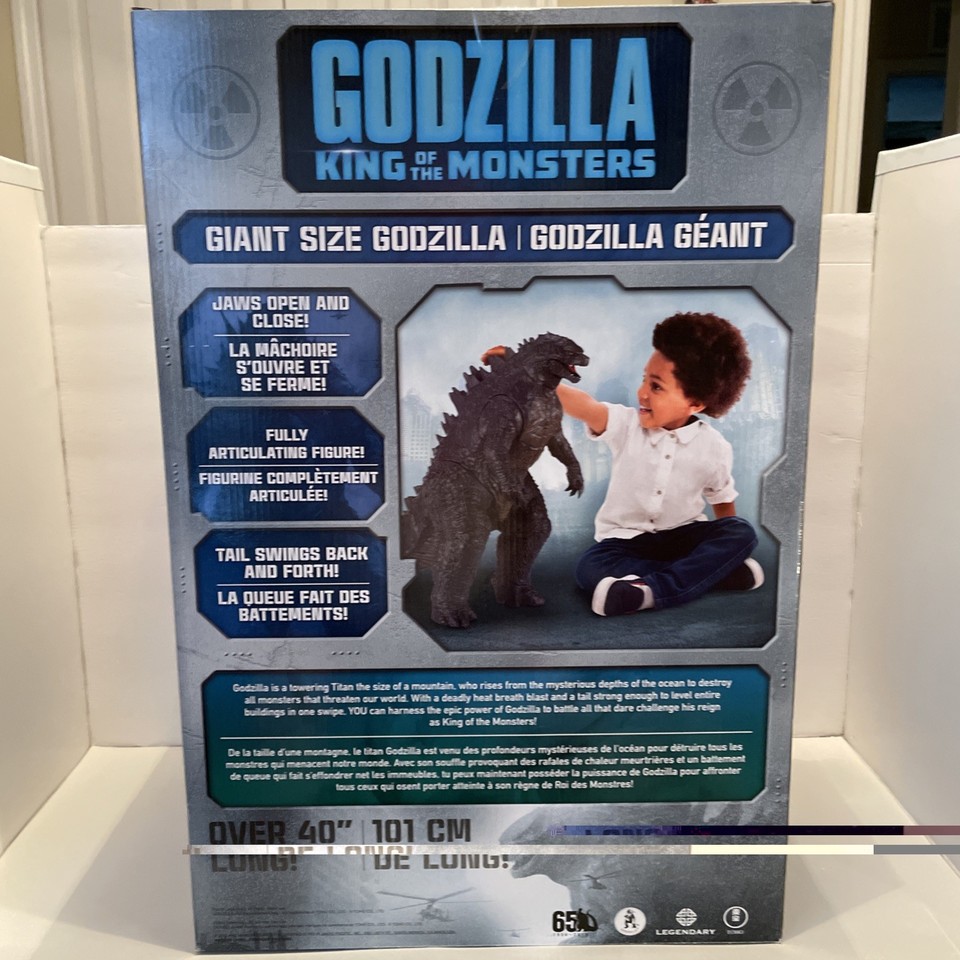 2019 Jakks Pacific Giant Size 24" Godzilla Figure - 40" + Long **NIB ...