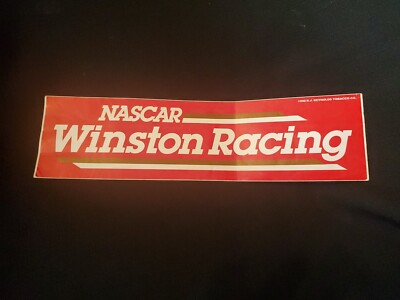 1998 New NASCAR Winston Racing Decal . RJ Reynold Tobacco Co. | eBay