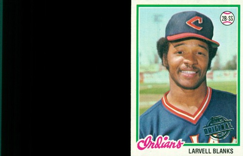 Larvell Blanks 1978 Topps Buyback Original Stamped - 2015 - Cleveland ...