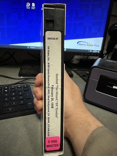 Seinfeld “The Wizard” TV Work Production Master Copy VHS February 1998 ...