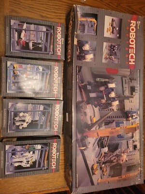Rare REVELL 1404 KIT ROBOTECH FACTORY Open Appears Complete 4 Modules ...