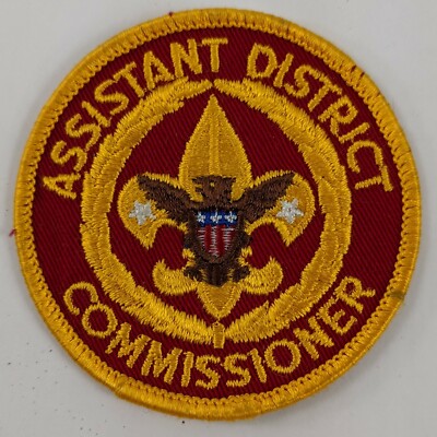 BSA Boy Scouts 3" Patch Assistant District Commissioner BSA | eBay