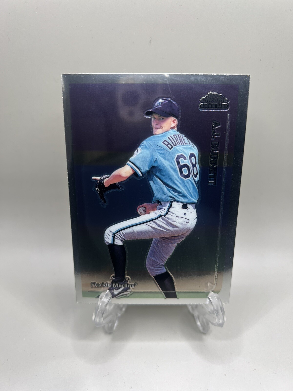 2000 Topps Chrome Traded #T36 AJ Burnett Rookie Florida Marlins ...