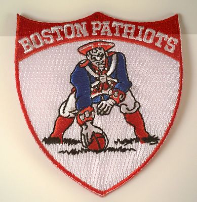 BOSTON New England Patriots Vintage NFL Embroidered Iron On Patch 3” X ...