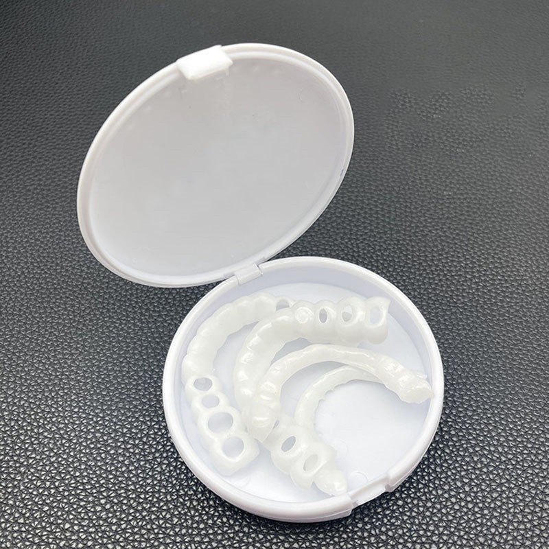 Snap On Bottom Upper Lower False Teeth Set Dental Veneers Dentures Fake ...