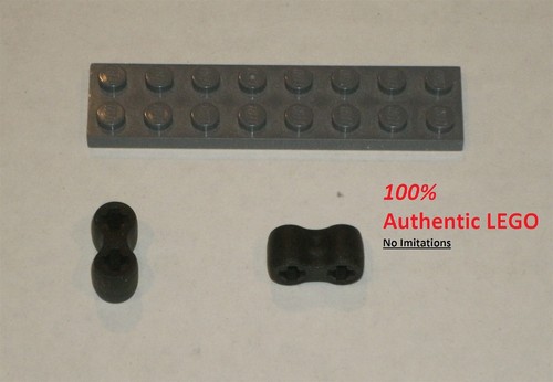 LEGO NEW Black Flexible Rubber Axle Connector (2x) 4198367 Brick 45590 ...
