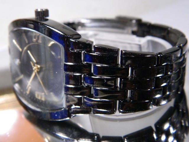 Allude Big Triple Black & Gold Certified Diamond Watch Fmdal378. 2 Year ...