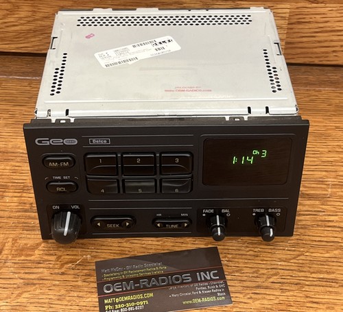 Geo Metro Prizm Tracker radio Chevy factory stereo 93 94 95 96 97 OEM ...