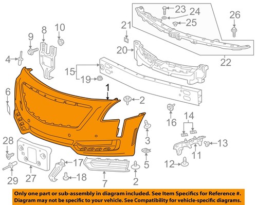 GM OEM 16-18 CT6 Front Bumper Bumper Components-Bumper Cover 84227255 ...