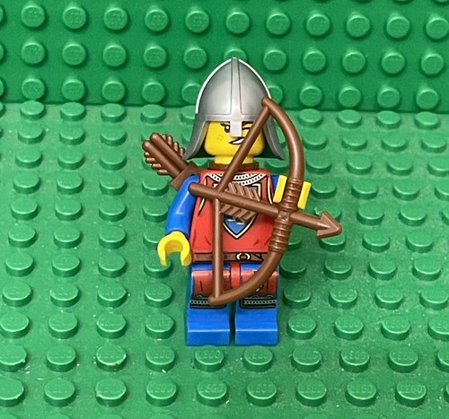 Lego Lion Knights’ Castle Female Archer mini figure with Bow,flat ...