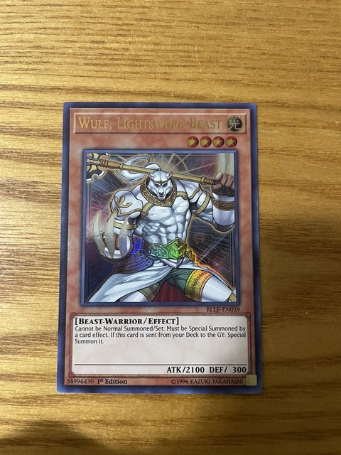 Yu-Gi-Oh! TCG Wulf, Lightsworn Beast Battles of Legend: Light's Revenge ...