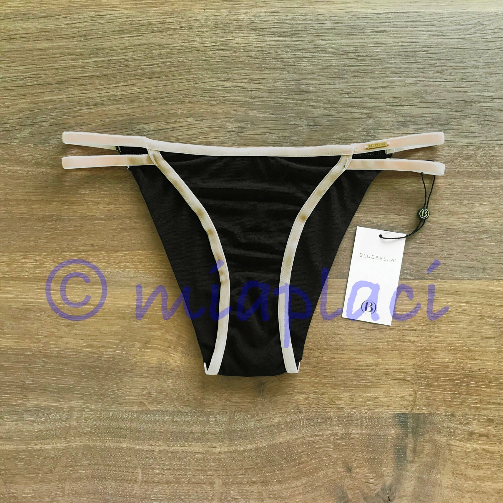 NWT Bluebella Mercury Mesh/Velvet Brief #40557 Black Rose | eBay