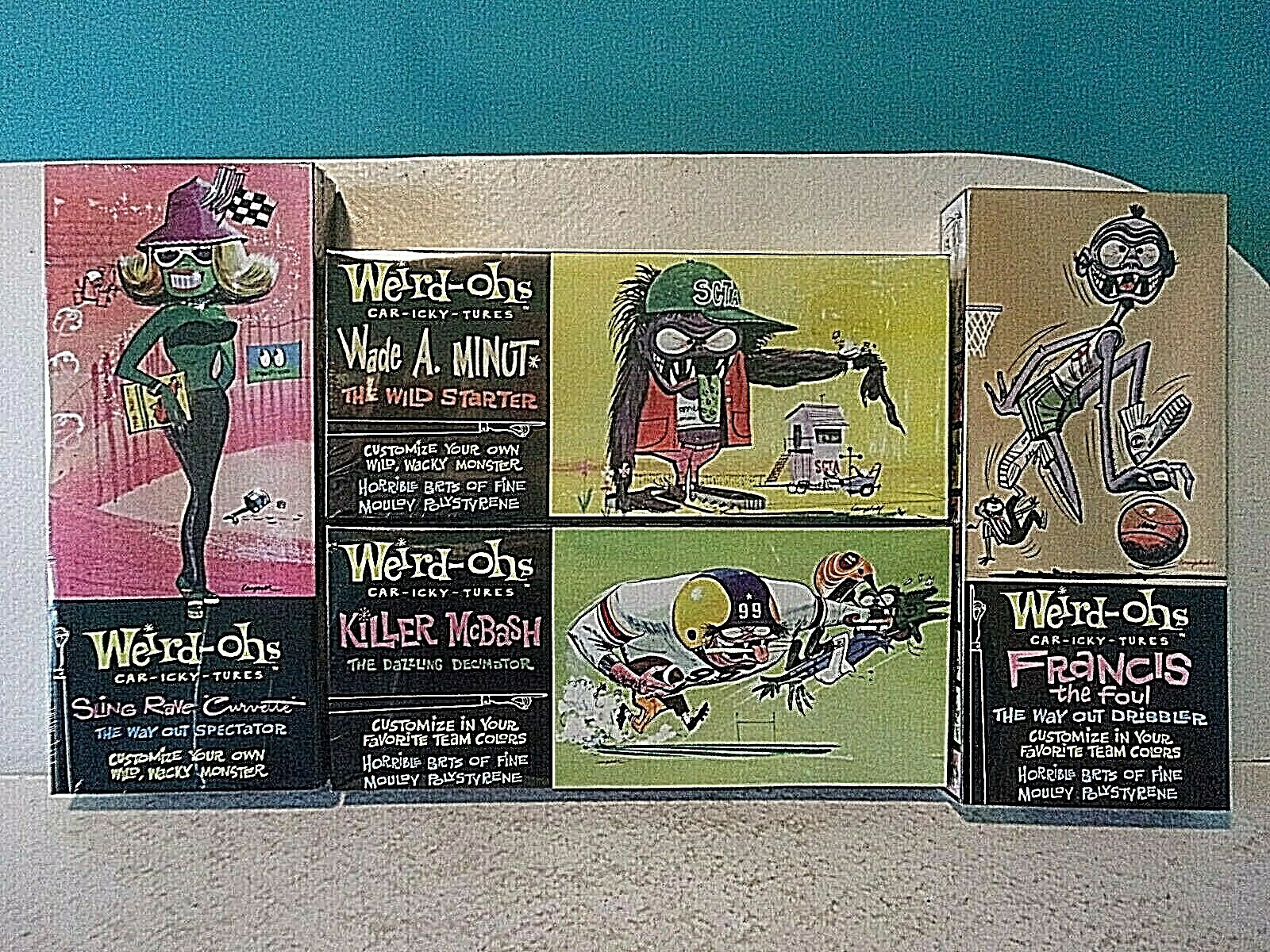 2006 HAWK Weird-ohs Digger The Way out Dragster Factory Plastic Model ...