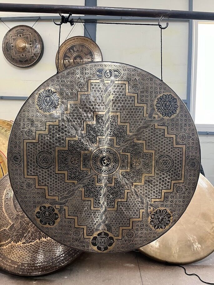 27" Handmade Gong-Hight Resonating Sound Healing Gong-Sound Therapy ...
