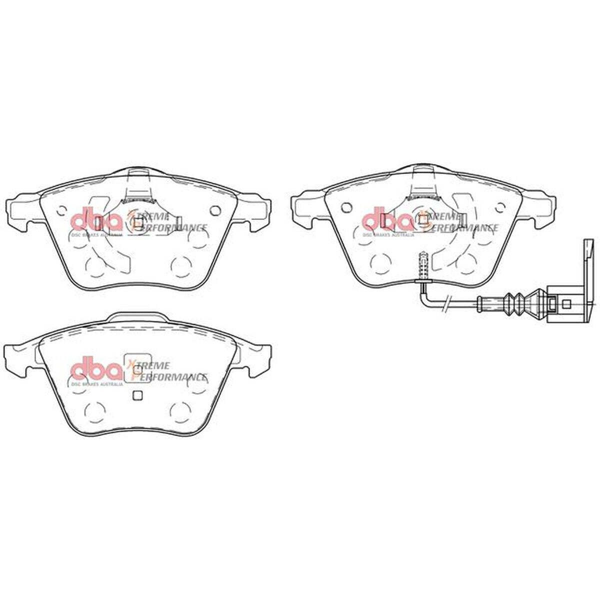 DBA XP Performance Brake Pad Set Front DB2402XP | eBay
