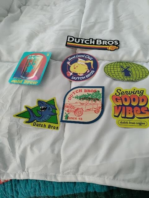 8 Dutch Bros Stickers from 2020,2021 and 2022 | eBay