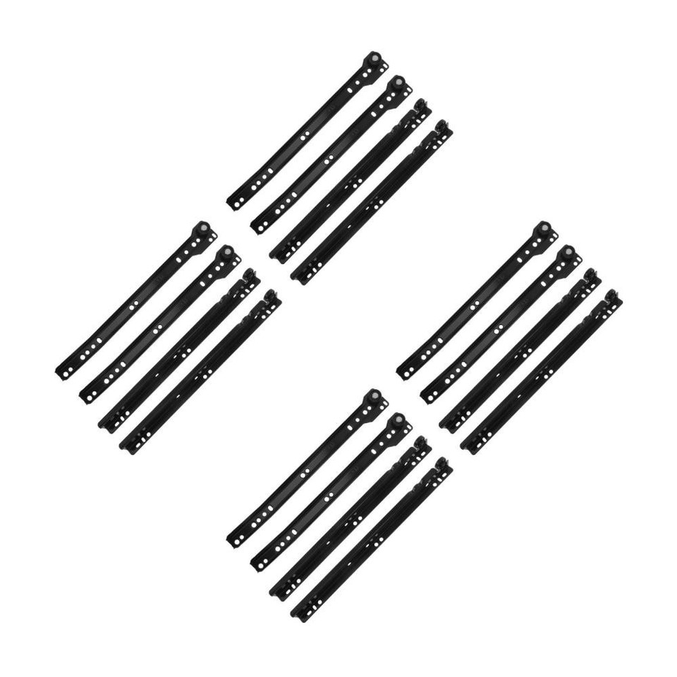 1 Pair Drawer Slides Bottom Mount Replacement Drawer Slides Dresser ...