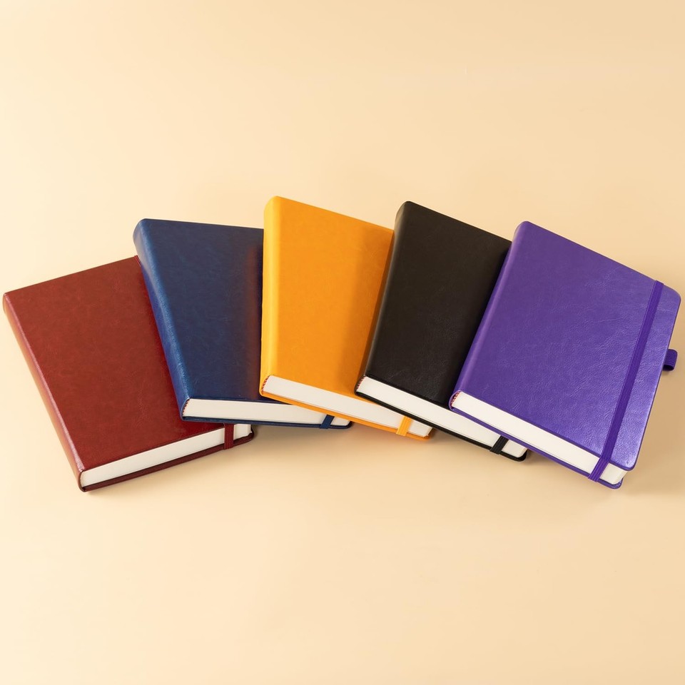 Hardcover Lined Notebook Journal For Writing 320 Pages Leather Thick ...