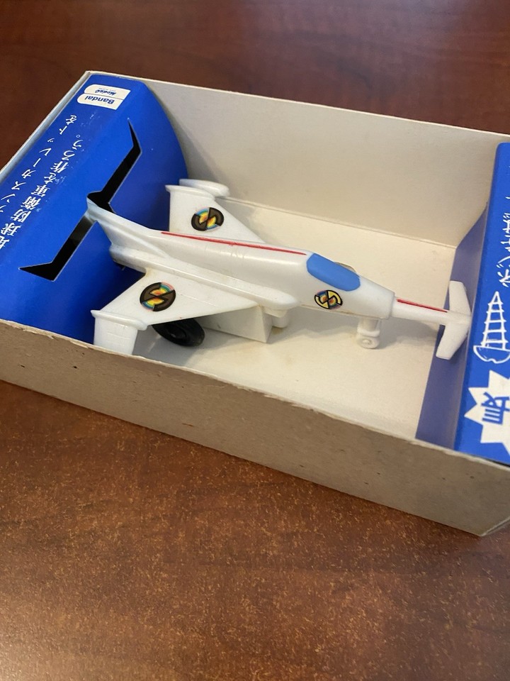 Bandai Japan 1960s Captain Scarlet Angel Interceptor Friction Jet MIB G ...