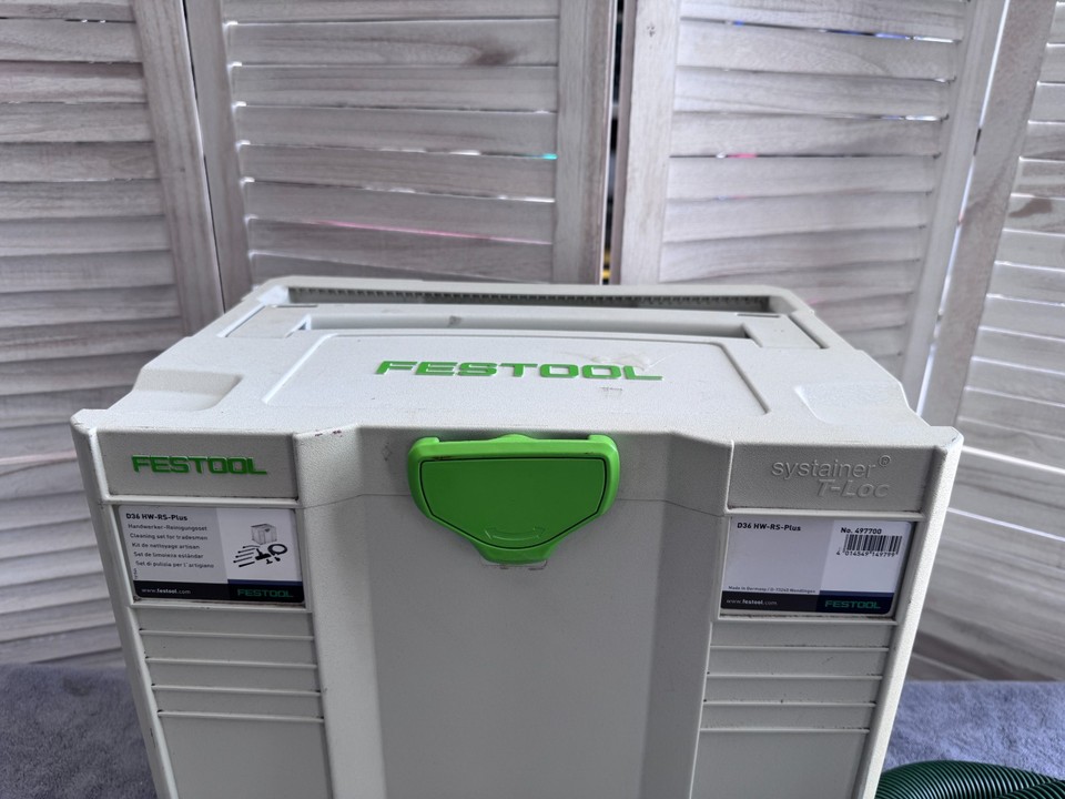 Festool D36 HW-RS-Plus Cleaning Set Tradesmen Hose & Attachments 497700 ...