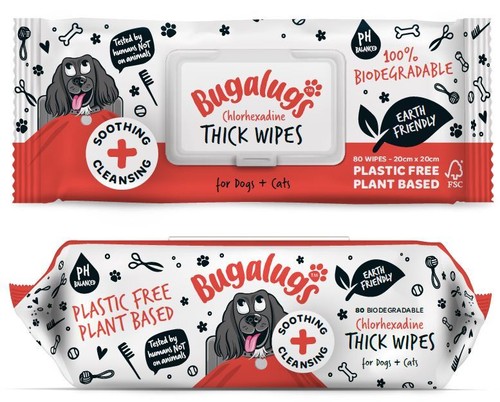 Bugalugs Chlorhexidine Care Range Dog Skin, Soothing, Shampoo, Spray ...