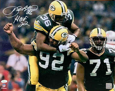 Packers SB XXXI Champ LEROY BUTLER Signed 16x20 Photo #4 AUTO w/ HOF ...