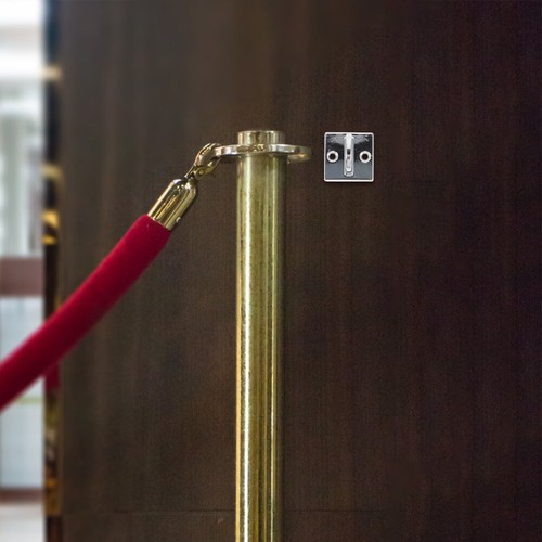 Partition Barrier Ropes Hook Concierge Pole Stainless Steel Accessories ...