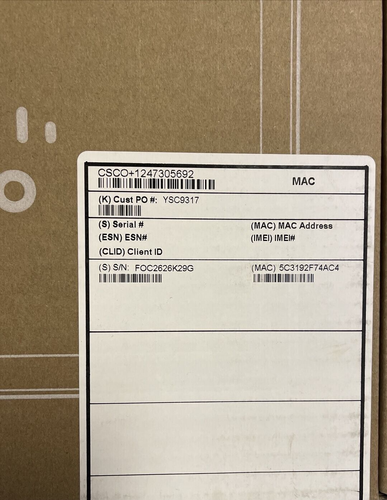 CISCO TTC5-15 CS-T10-TS-K9= Webex Room Navigator CS-T10-TS | eBay