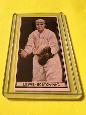 Reprint Lewis Boston 1912 Tobacco Card Baseball | eBay