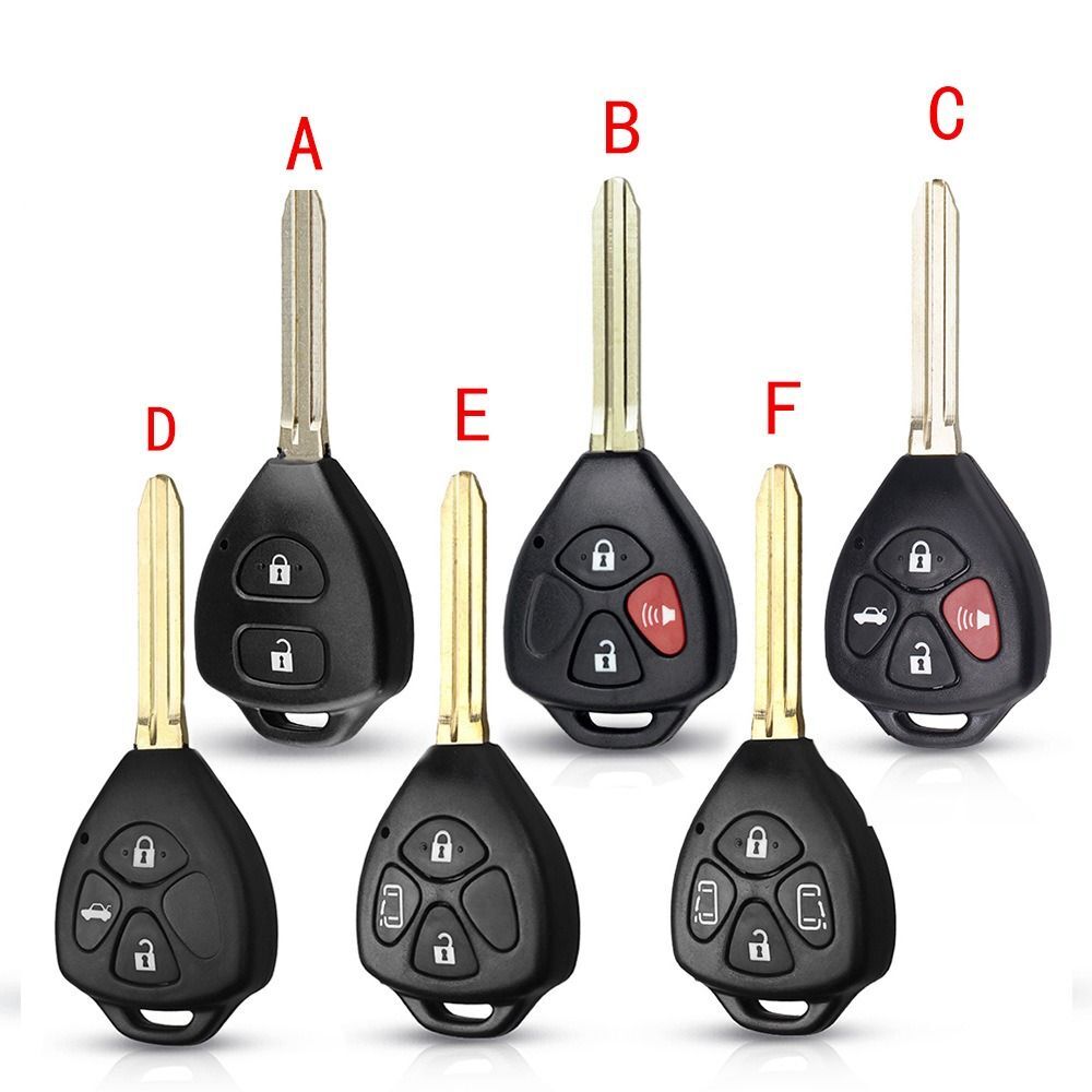 2/3/4 Button Remote Car Key Case Remote Key Shell Crown/Avalon/Venza ...