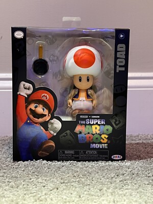 Nintendo The Super Mario Bros. Movie Toad Figure with Frying Pan ...