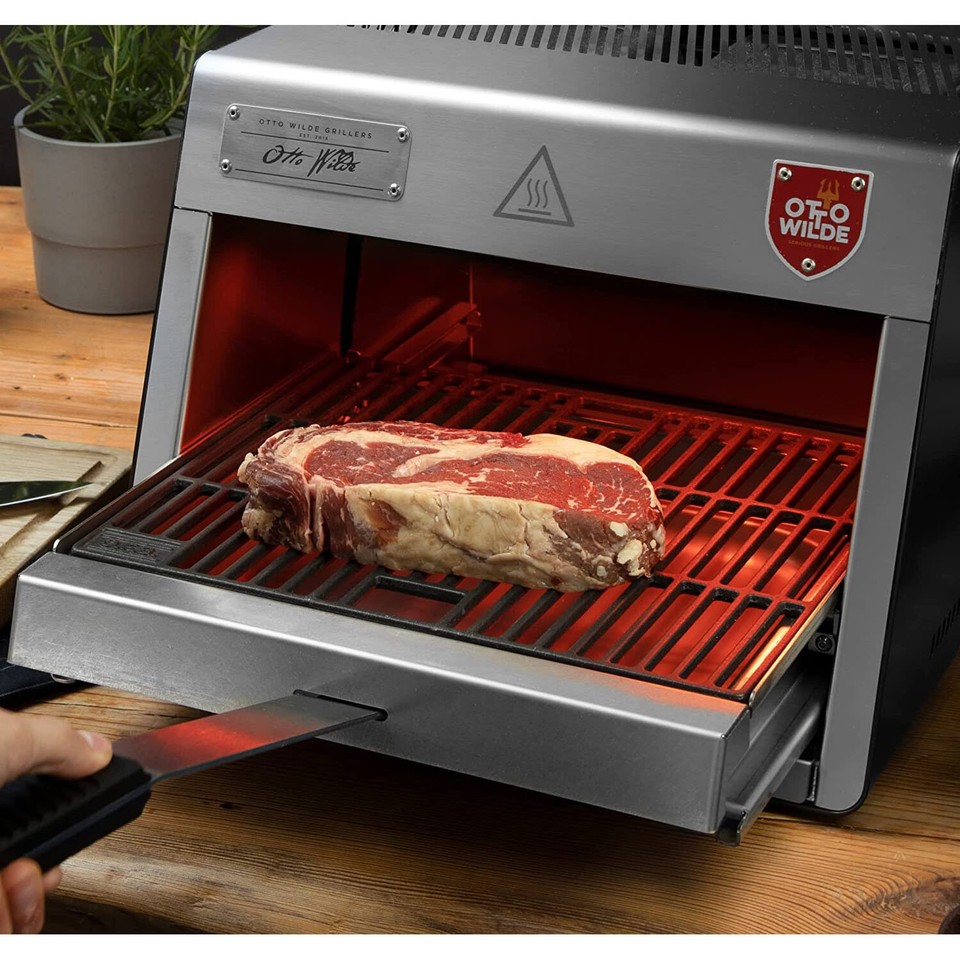 Otto Wilde The Otto Grill Pro Outdoor Infrared Steak Grill - Open Box ...