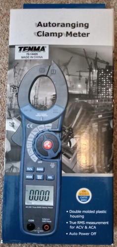 600V 1kA True RMS Autoranging Clamp Meter, 40mm Jaw - TENMA | eBay