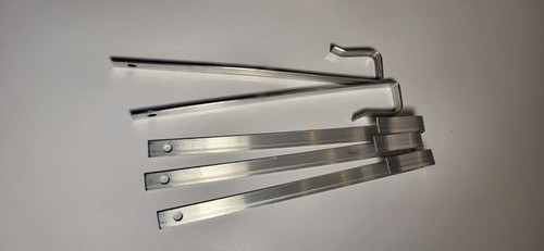 Thin Leading Edge Verge Tile Clips pack of 50, 166mm x 20mm | eBay UK