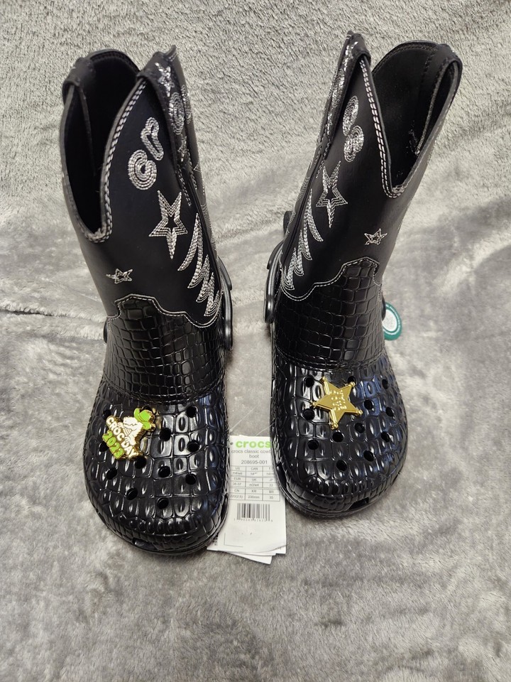 Verified Brand New. Crocs Classic Cowboy Boots M4/W6. Croctober. Fast ...