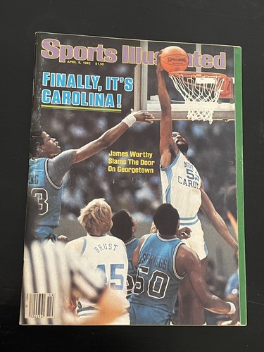 Sports Illustrated April 5, 1982 Finally It's Carolina James Worthy | eBay