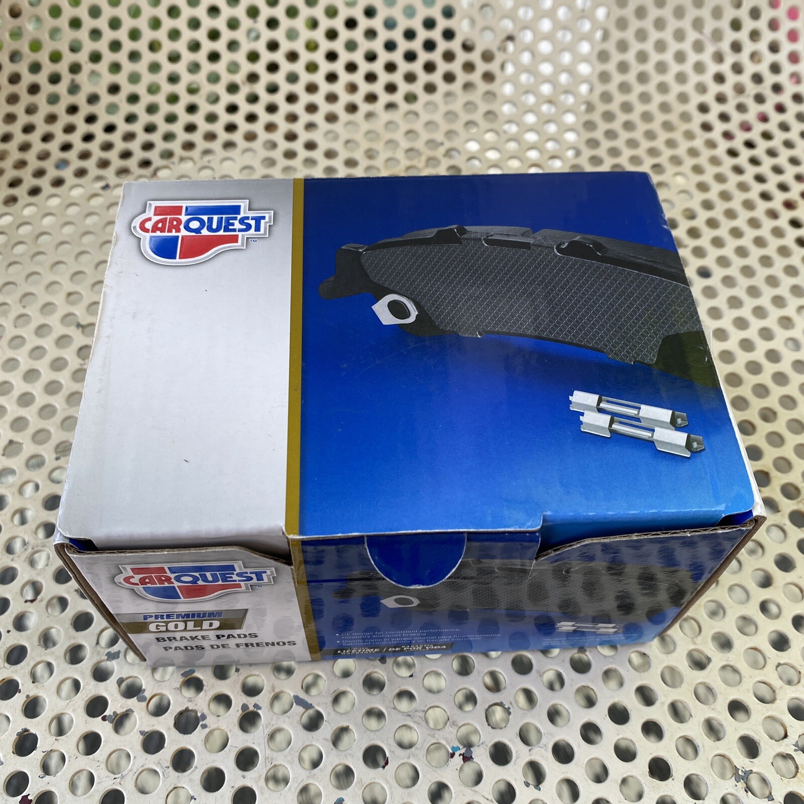 Disc Brake Pad Set-Premium Gold Ceramic Rear Brake Pads CARQUEST ...