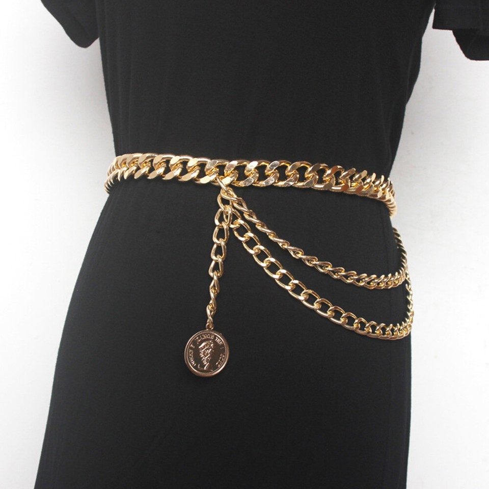 Multi-layer Tassel Waist Chain Men Women Hip Hop Pants Belt Chains ...