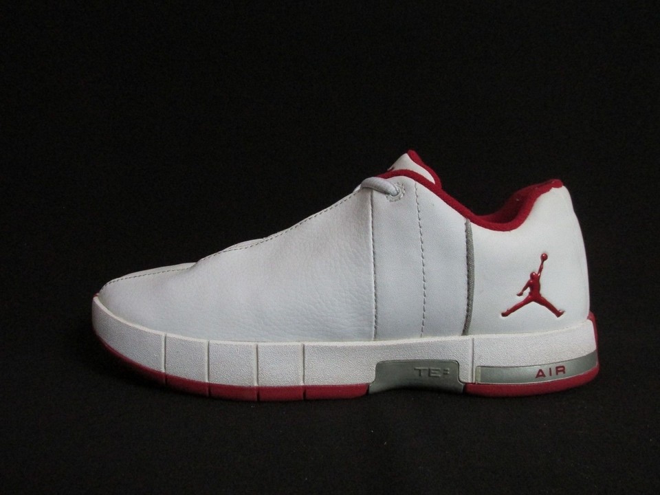 Nike 2005 Jordan 23 TE2 Advance Low White Leather Sneakers Shoes Youth ...