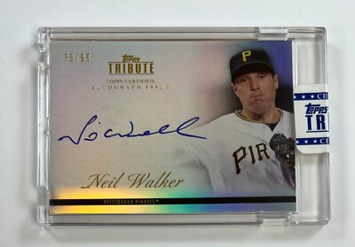 2012 Topps Tribute #TA-NW Neil Walker Inkable Accolades Auto 78/99 AR65 ...