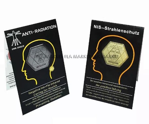 6pc 24K Gold Radiation Protection Sticker Phone Tablet Laptop 5G Wi-Fi ...