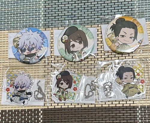 Jujutsu Kaisen Gojo Ieiri Geto Chibi Acrylic Keychain Badge Winter ...