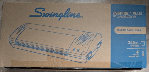 Swingline Inspire Plus 9" Thermal Laminator White w/ 80 Laminator ...