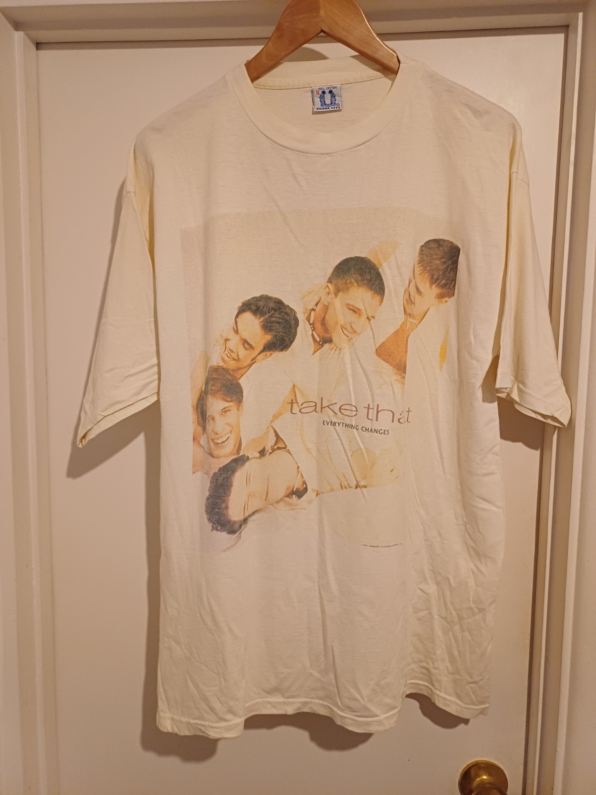 Vintage Take That 1993 Concert Tour T Shirt Tee Size … - Gem