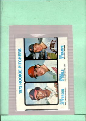 1973 Topps #604 Jesse Jefferson/Dennis O'Toole/Bob Strampe EX+ Excellen ...