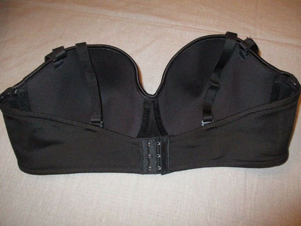 915B1 Crown-ette 6021 Full Coverage Convertible Underwire Bra 38B Black ...