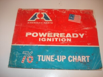 1960s-1976 Poweready Ignition Parts & Tune-Up Chart for Cars, Trucks ...