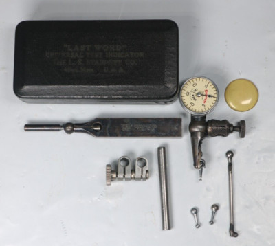 L S Starrett Last Word 711-F Dial Test Indicator w/ Case & Tips Vintage ...