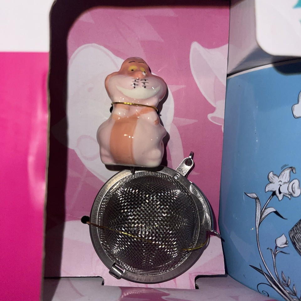 Disney Alice in Wonderland Mug and Tea Infuser Set, Cheshire Cat ...