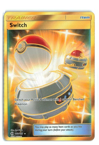 Pokemon Card - Switch (Secret) - SM Base Set 160/149 Secret Rare NM | eBay